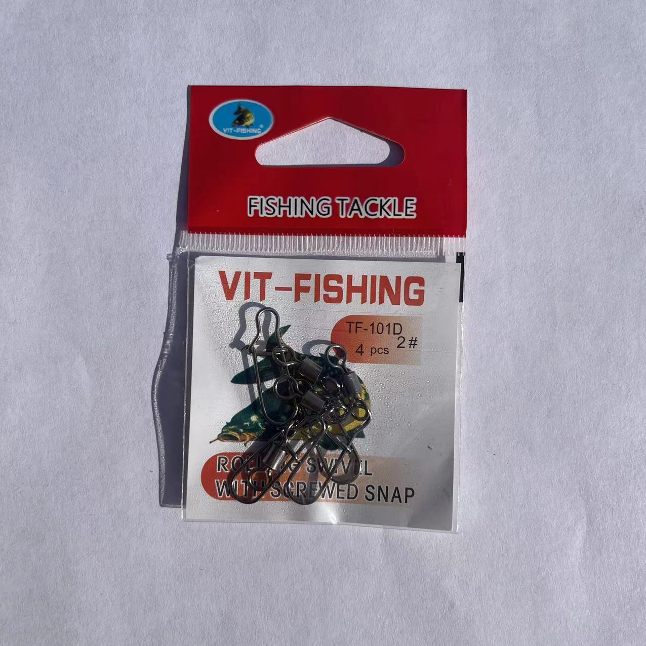 Карабин с вертлюгом “Vit-fishing” TF 101D – VITFISHING